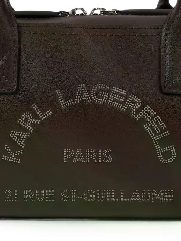 Karl Lagerfeld Elongated Zip Shoulder Bag
