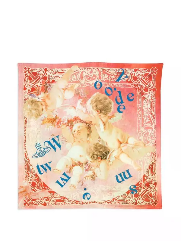 VIVIENNE WESTWOOD Cherubs-print Scarf
