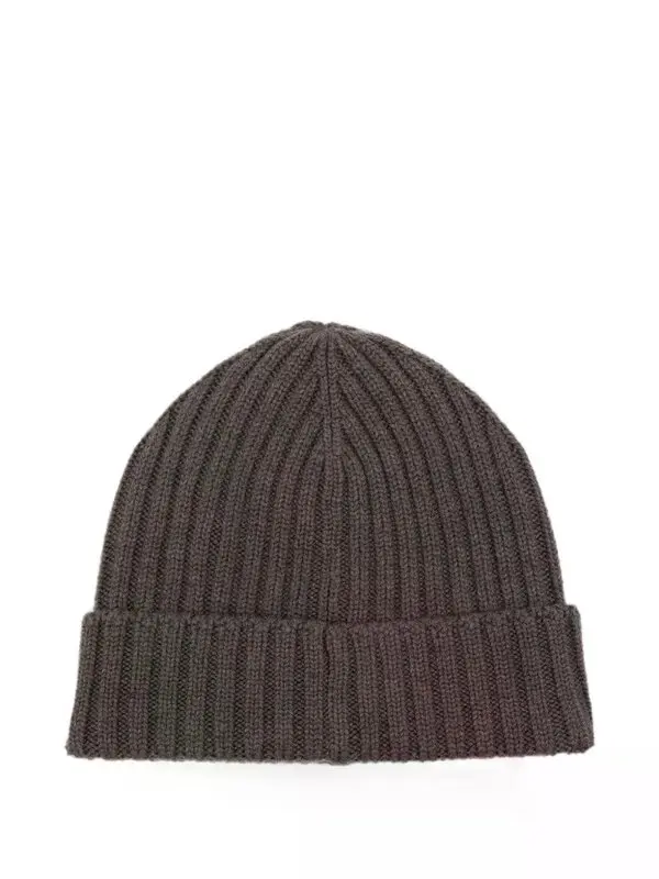 Paul & Shark Ribbed-knit Beanie Hat