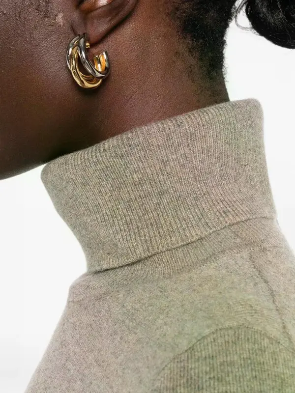 Eric Bompard Cashmere Roll Neck Long Sleeve Sweater