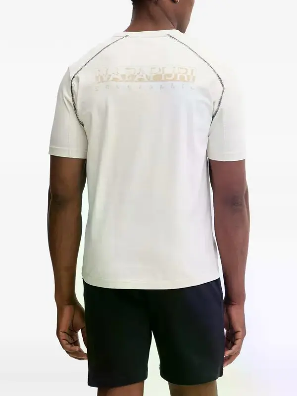 NAPAPIJRI Reflect Logo-patch Contrast-stitch T-shirt