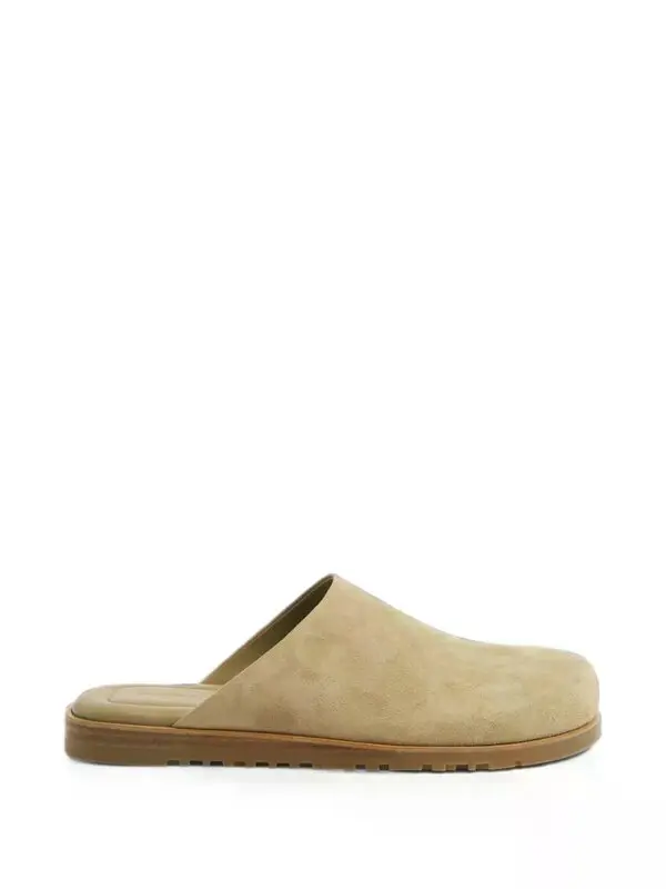 Simkhai Emery Suede Clogs - Neutrals