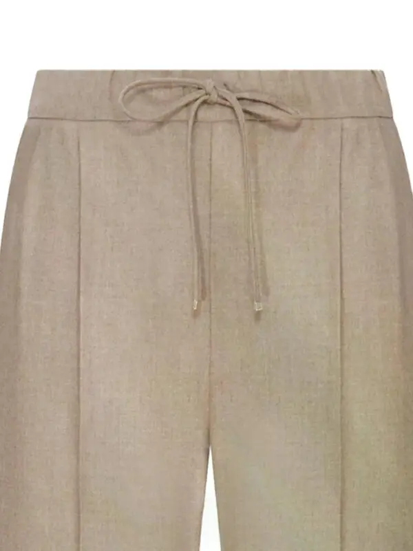 Max Mara Drawstring Pressed-crease Trousers