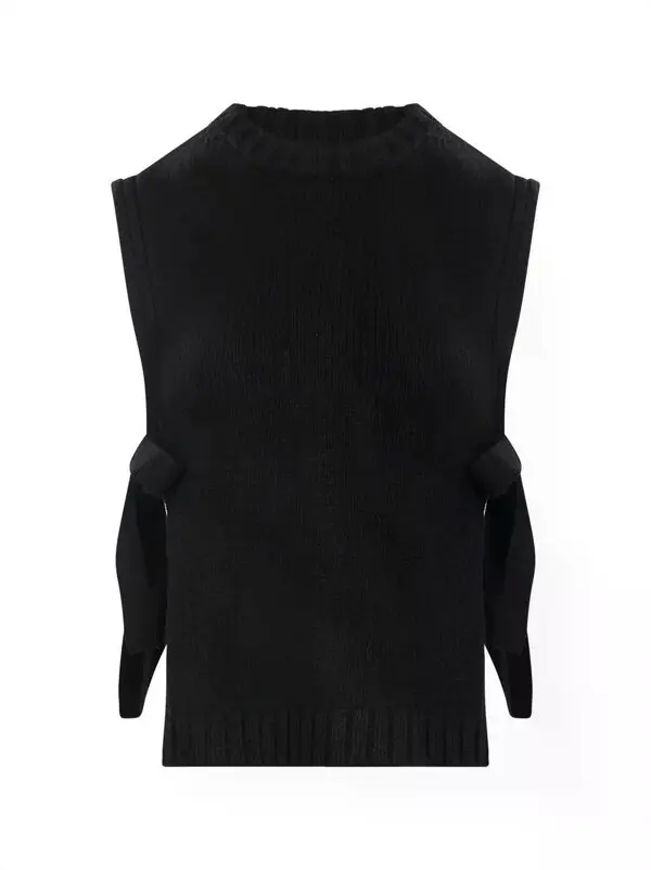 Soeur Uzel Side-tie Knitted Vest