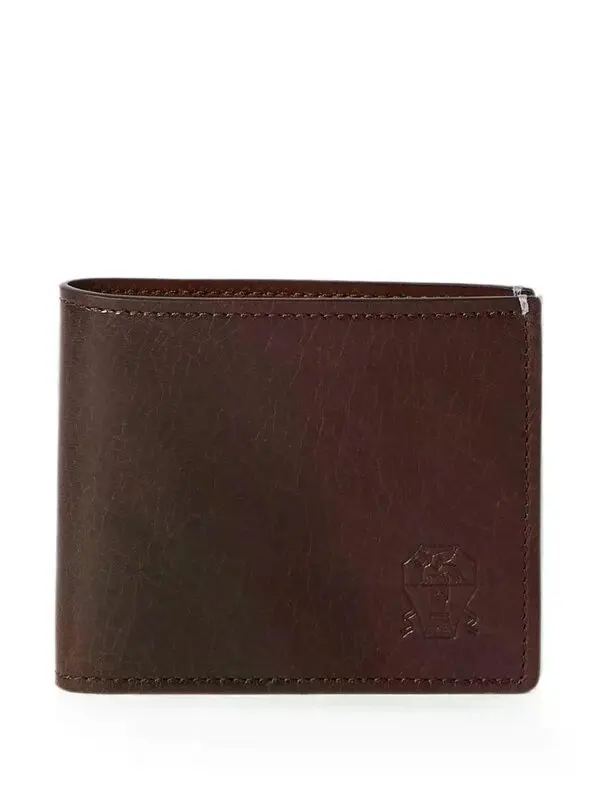 Brunello Cucinelli Brushed Leather Wallet