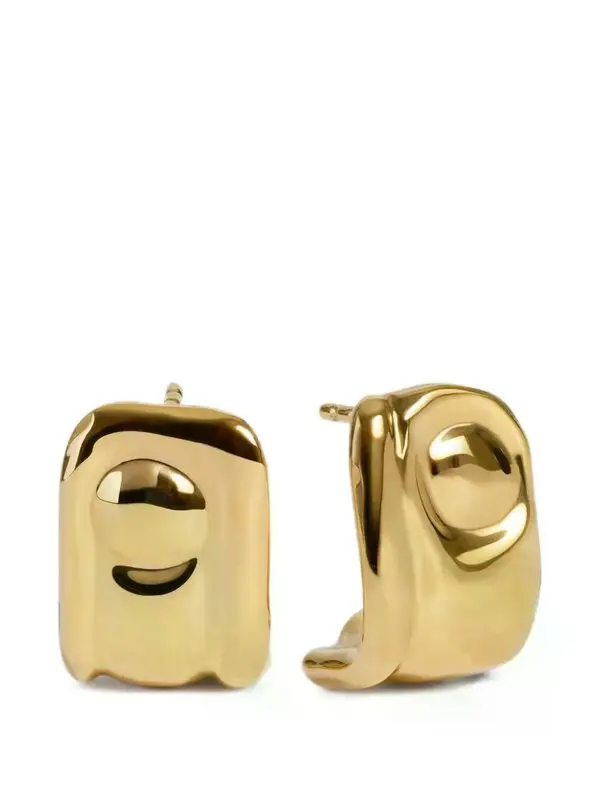 Monica Vinader Sculptural-effect Earrings - Gold