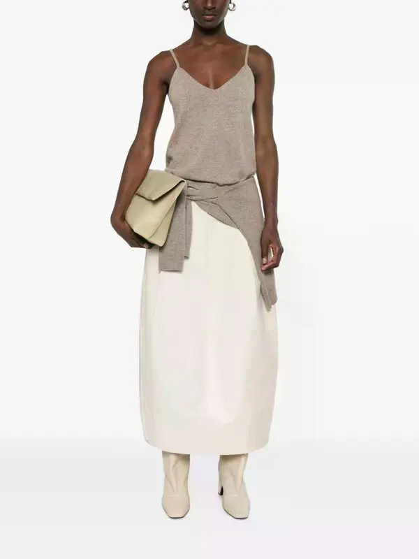 Eric Bompard Cashmere V-neck Tank Top