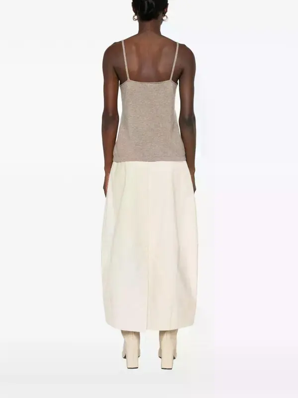 Eric Bompard Cashmere V-neck Tank Top