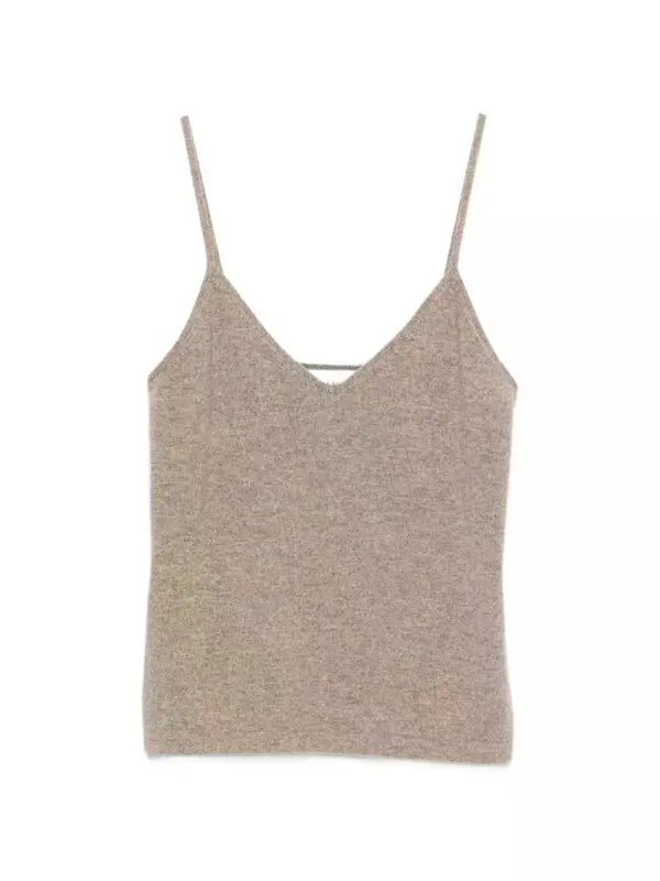 Eric Bompard Cashmere V-neck Tank Top