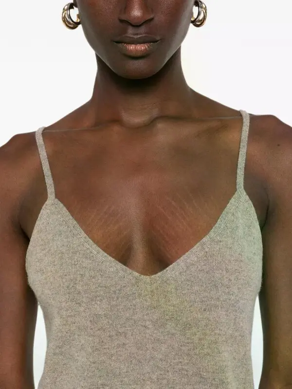 Eric Bompard Cashmere V-neck Tank Top