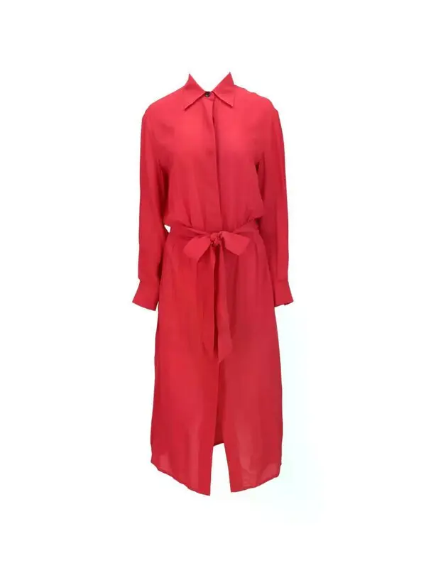 Isaia Belted Midi Dress