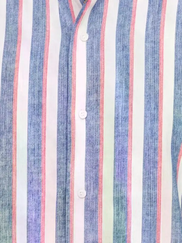 Isaia Vertical-stripe Long-sleeve Shirt