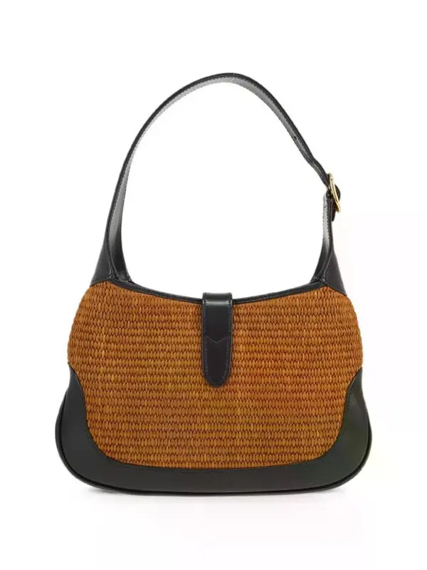 Gucci Jackie 1961 Raffia Shoulder Bag