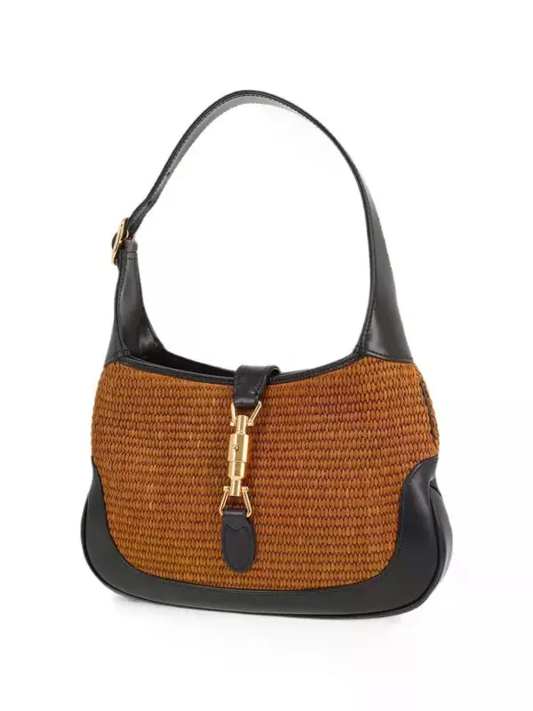 Gucci Jackie 1961 Raffia Shoulder Bag