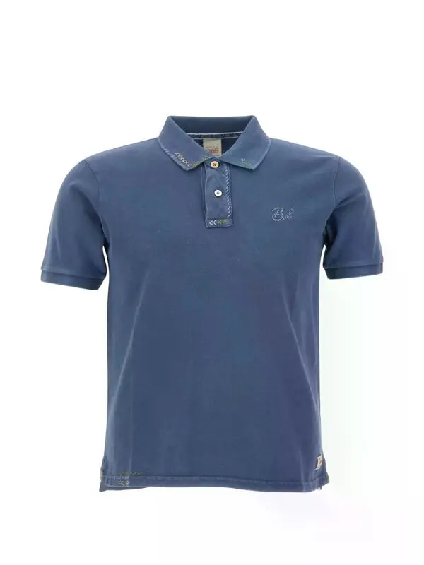 BOB Embroidered-logo Cotton Polo Shirt