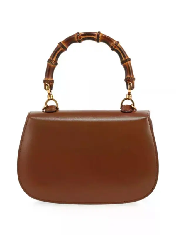 Gucci Bamboo-handle Turn-lock Handbag - Brown