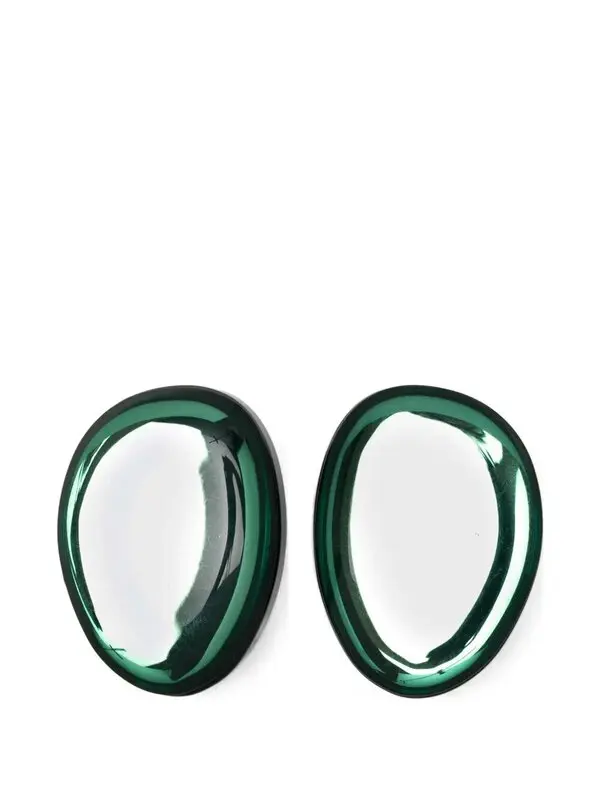 Emporio Armani Oval Earrings - Green