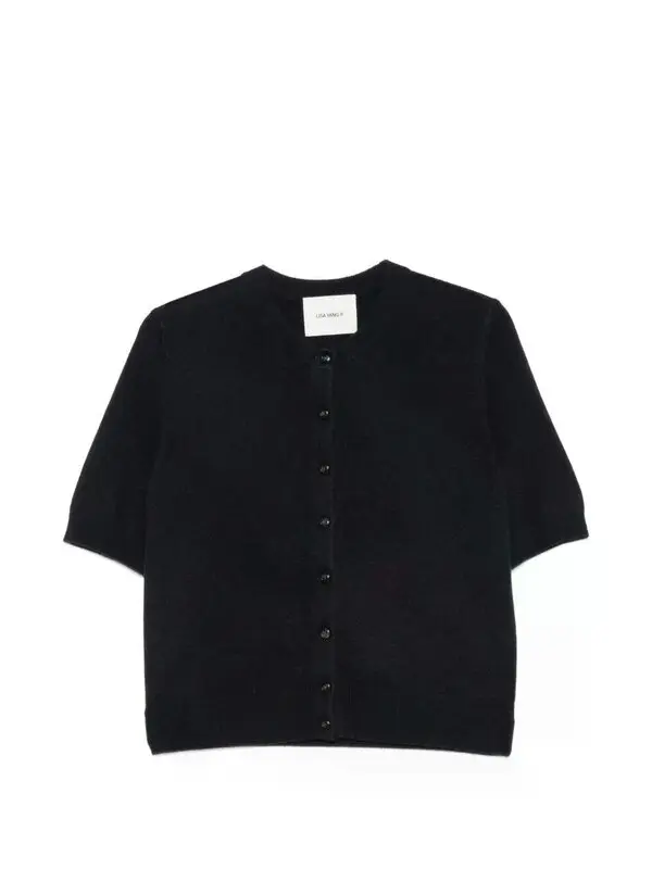 LISA YANG Marene Short-sleeve Cardigan