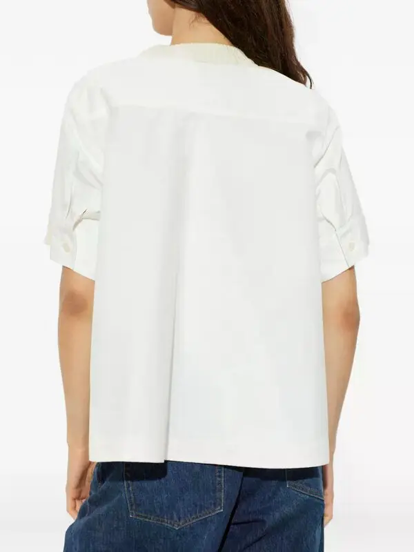 Sacai Short-sleeve Blouse