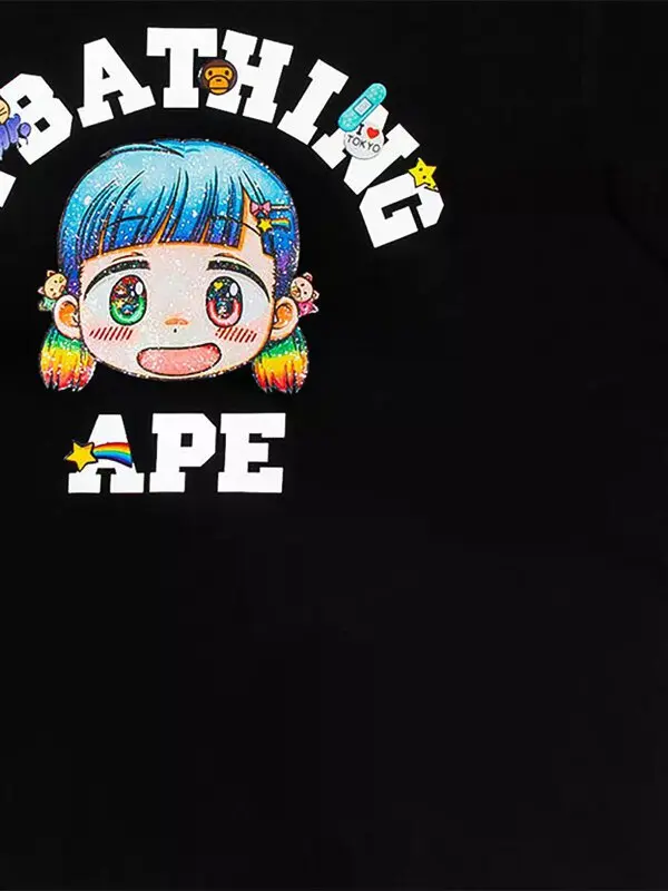 A BATHING APE X Mr. College Relaxed-fit T-shirt