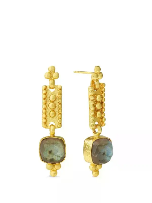 OTTOMAN HANDS Labradorite Shahrzad Drop Earrings - Gold
