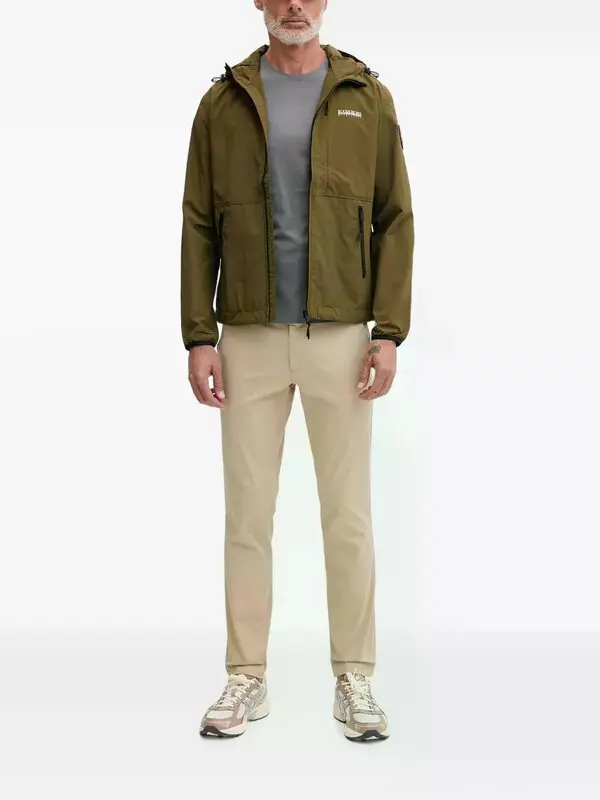 NAPAPIJRI Logo-patch Hooded Jacket