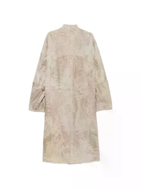 LISKA Buttoned Belted Coat