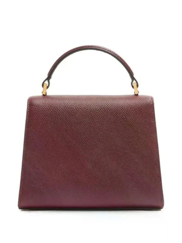 Valentino Garavani Vsling Mini Handbag In Grainy Calfskin - Red