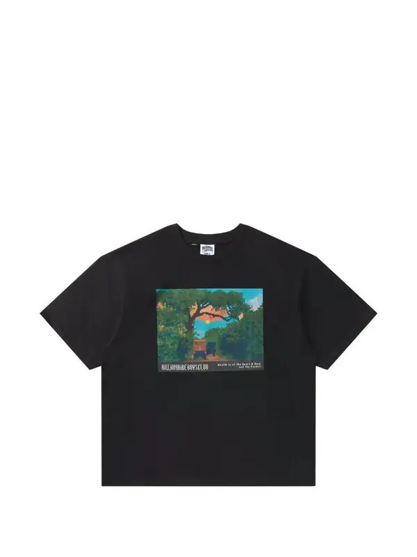BILLIONAIRE BOYS CLUB Wild Ss Knit Graphic-print T-shirt - Black