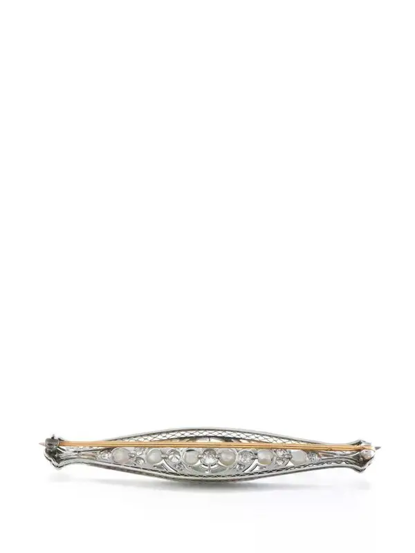 LB EXCLUSIVE Diamond And Pearl Brooch