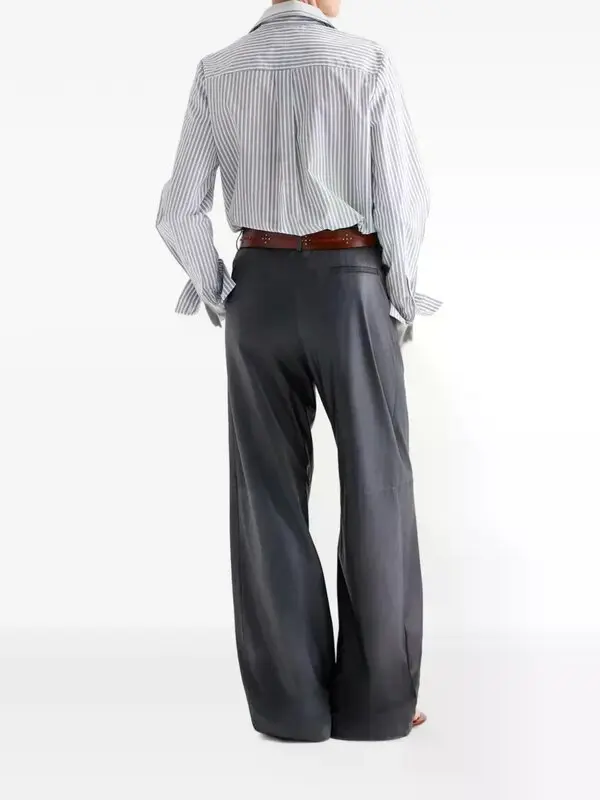 TWP Double-layer Striped Shirt