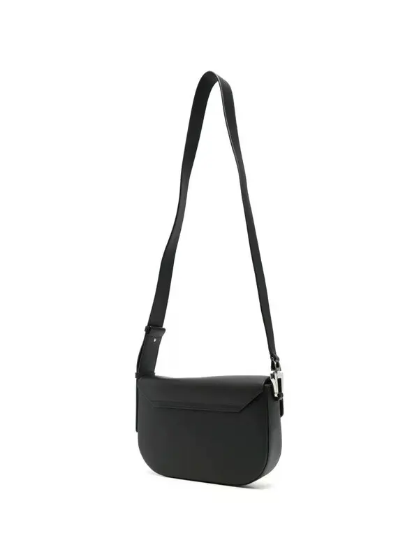 Emporio Armani Leather Crossbody Bag - Black