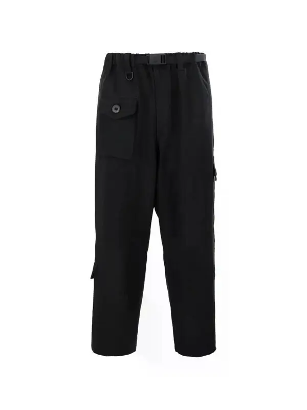 Y3 Sport Uniform Tapered Pants - Black