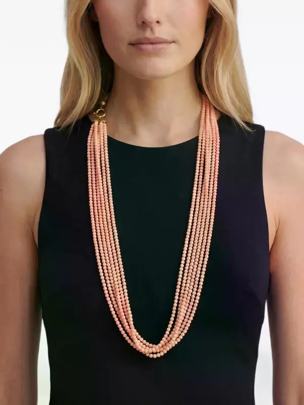 Vintage Beaded Multi-strand Necklace