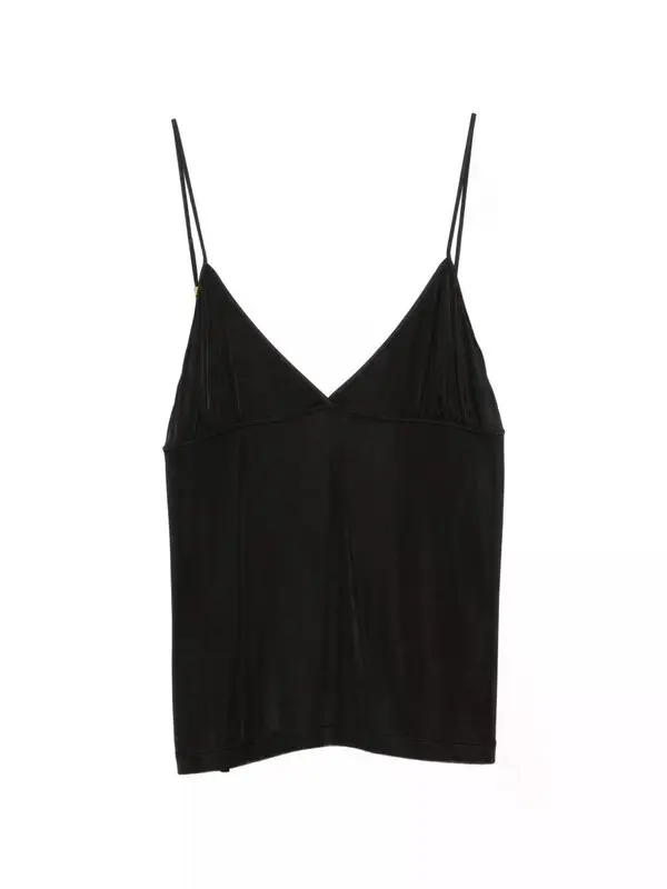 Saint Laurent Spaghetti Strap Top - Black