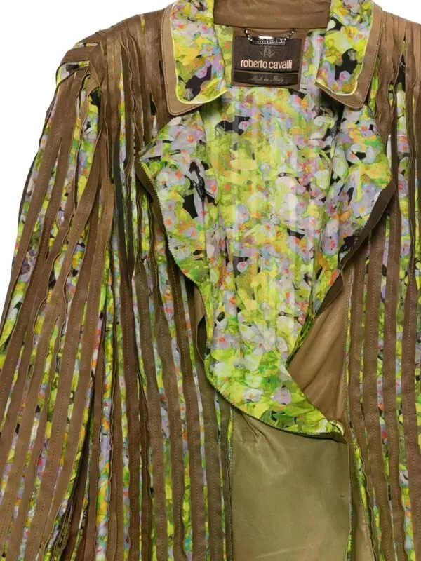 Roberto Cavalli 2000s Floral-print Jacket