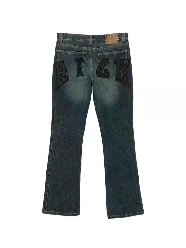 John Richmond 2000s Patch-detail Jeans
