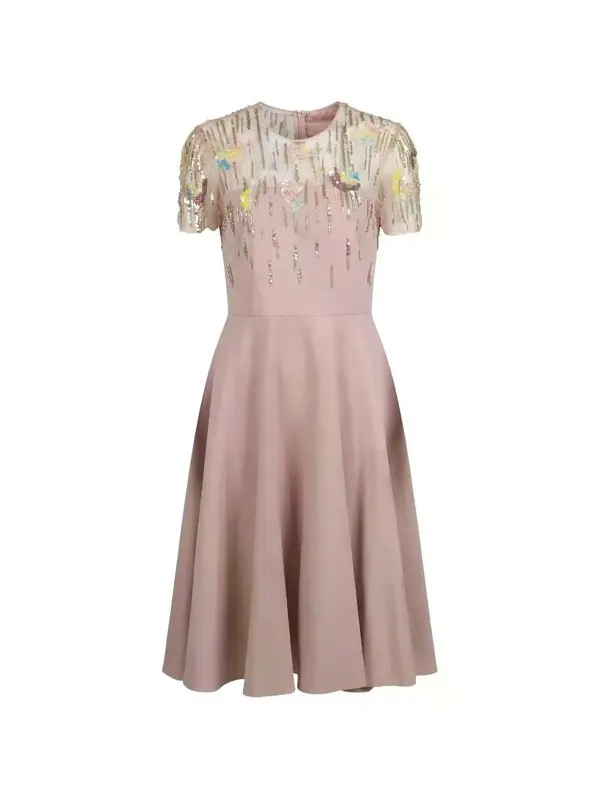 Valentino Garavani Sequin Embellished Midi Dress