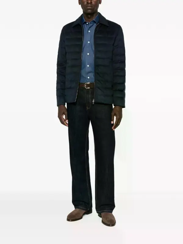 Herno Zip-up Padded Jacket - Blue