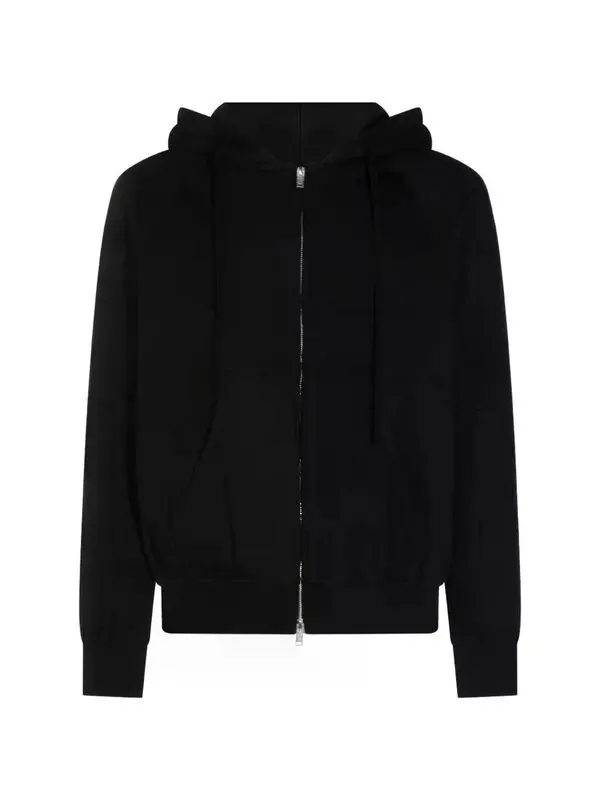 THOM KROM Zip-up Drawstring Hoodie
