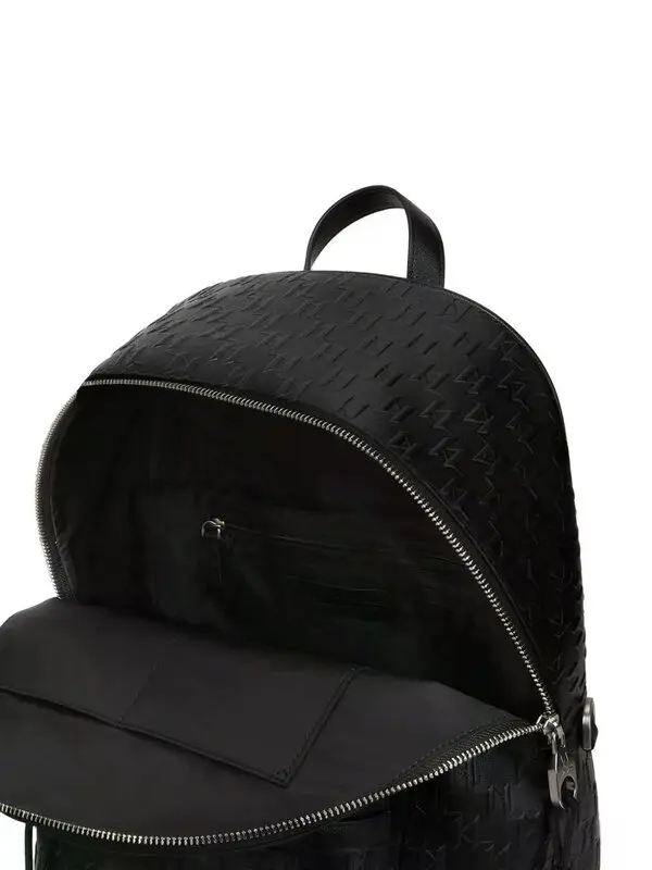 Karl Lagerfeld Monogram Perforated Backpack