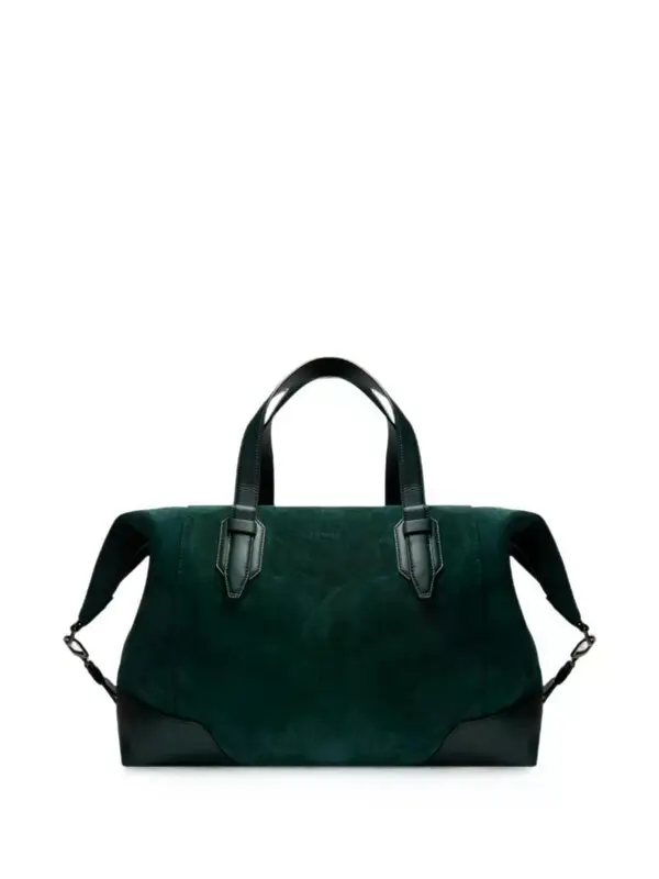 LANCEL Charlie De Leather Holdall - Green