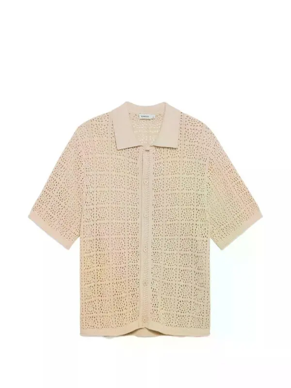 Simkhai Billy Crochet-knit Shirt
