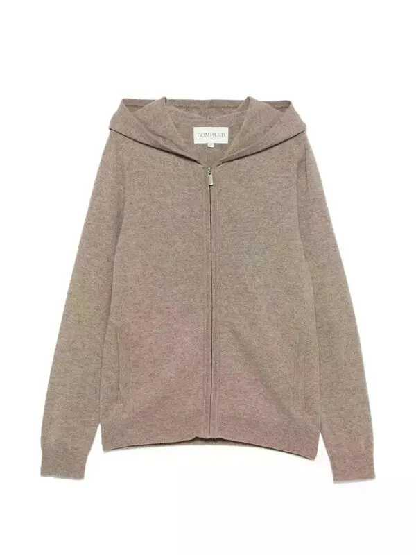 Eric Bompard Zip-fastening Hoodie Cardigan - Brown
