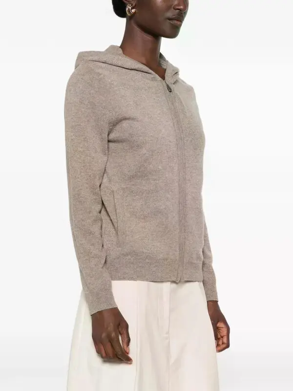 Eric Bompard Zip-fastening Hoodie Cardigan