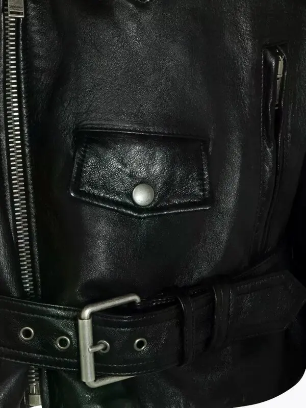 Saint Laurent Belted Biker Jacket