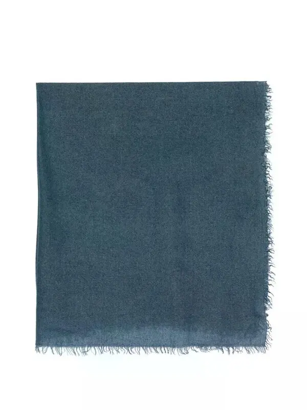 Faliero Sarti Cristiana Fringed Scarf - Blue