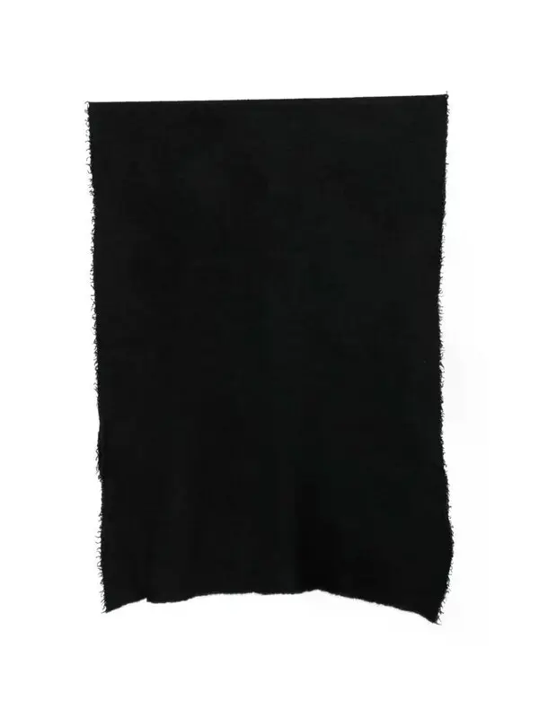 Faliero Sarti Nuovo Pedro Frayed-edge Scarf - Black