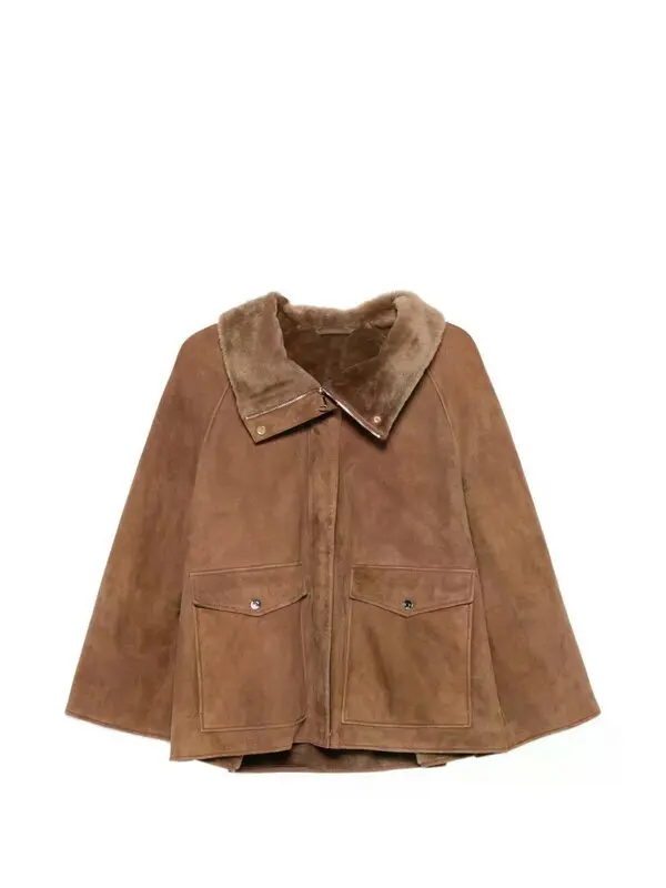 MANZONI 24 Shearling-collar Pocket Jacket