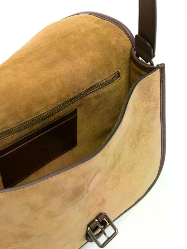 Valentino Garavani Antibes Suede Shoulder Bag - Brown